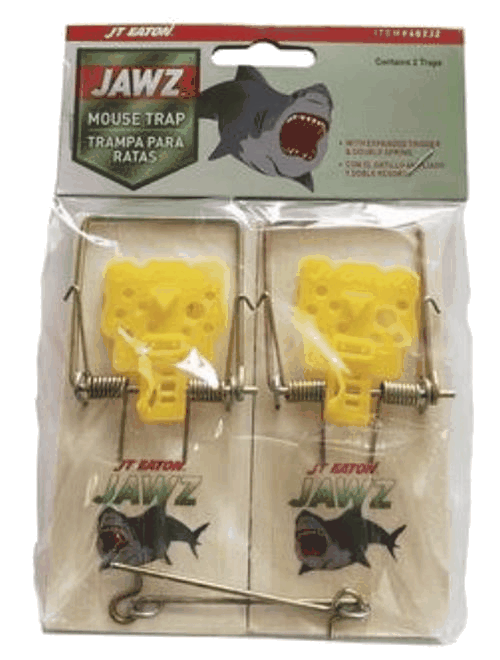JAWZ Wooden Mouse Snap Trap 2 Pack – Steglich Feed & Farm Supply